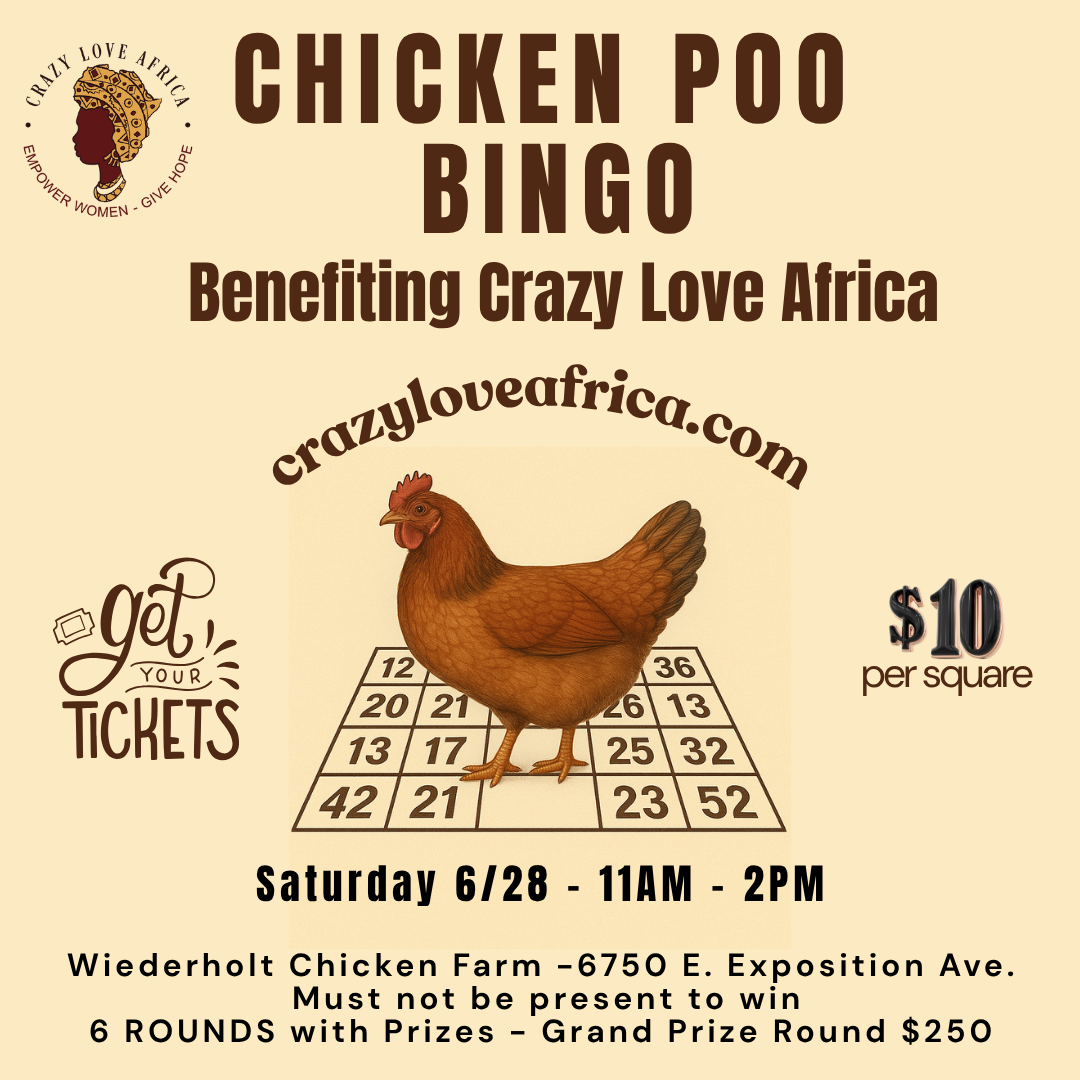 Chicken Poo Bingo Fundraiser – Crazy Love Africa
